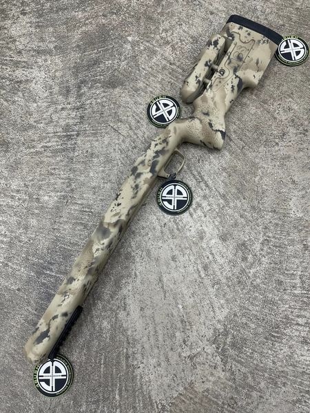 MGS stock in a nice tan camo | Cerakote
