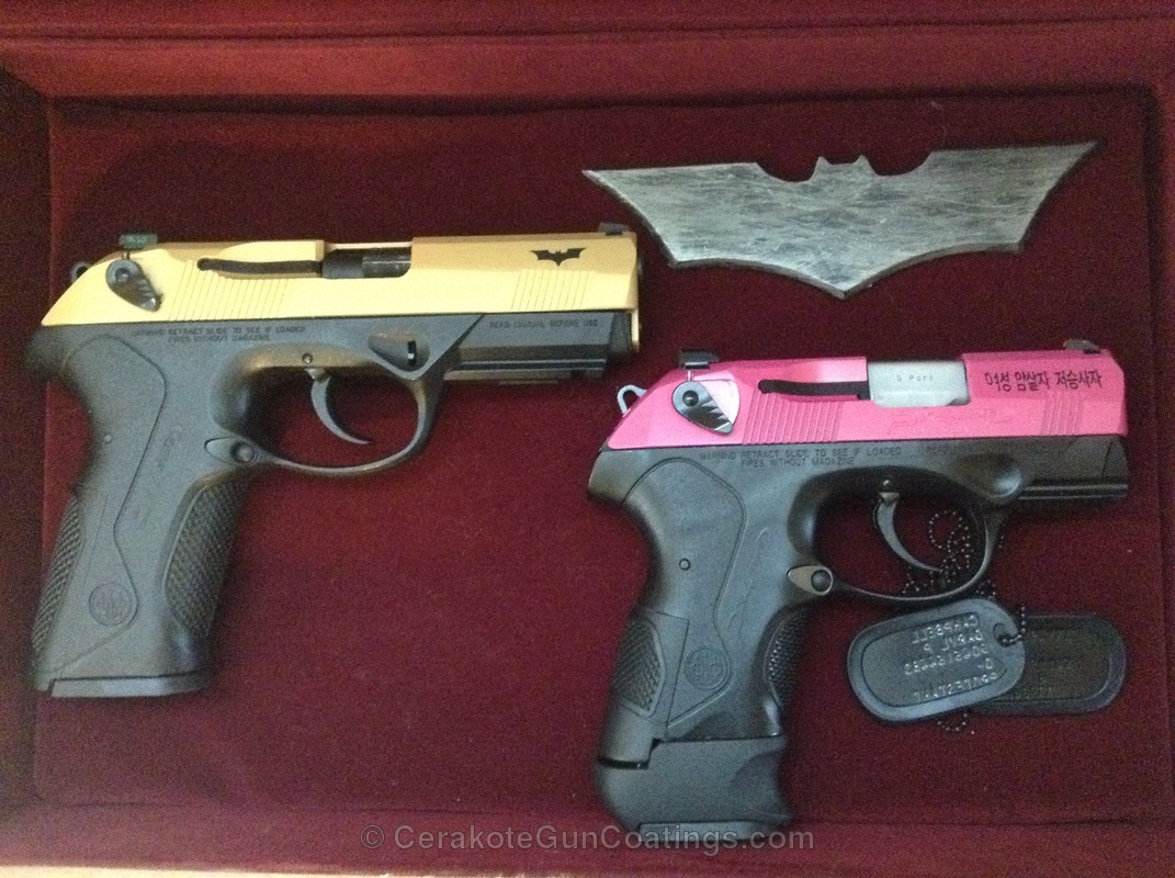 H-122 Gold with H-224 Sig Pink by Daryl | Cerakote