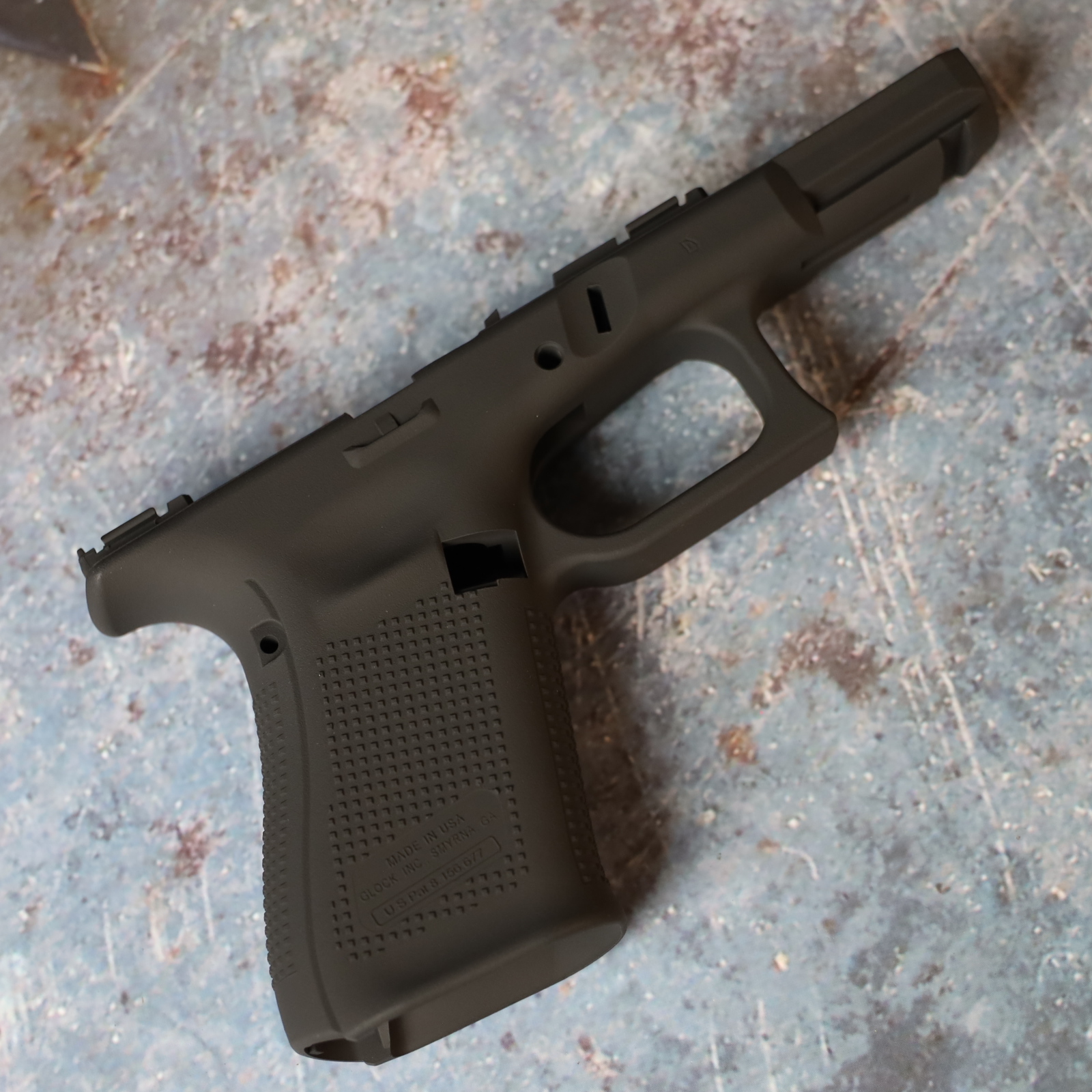 Glock 19 finished with Armor Black | Cerakote