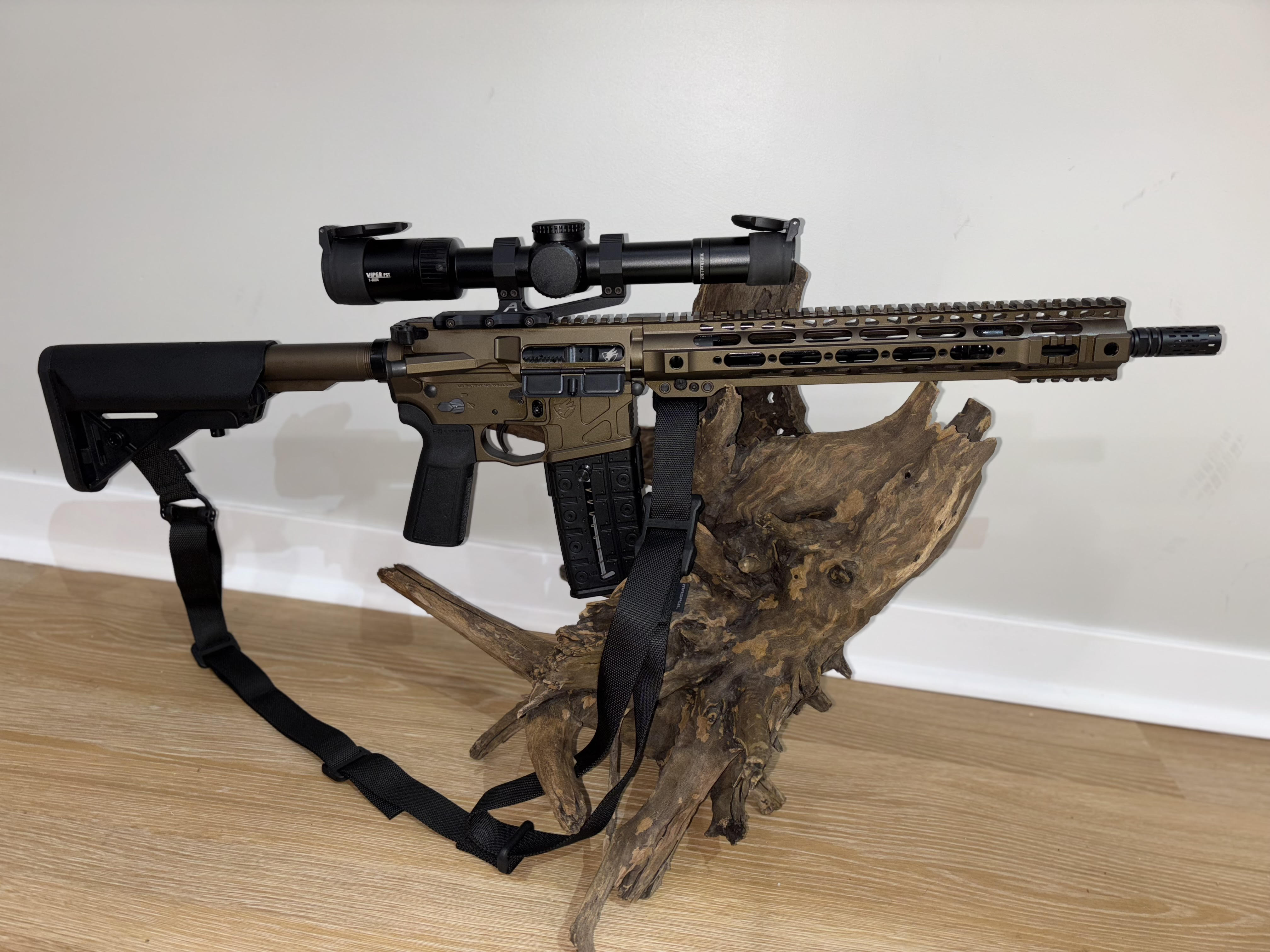 AR-15 in Burnt Bronze | Cerakote