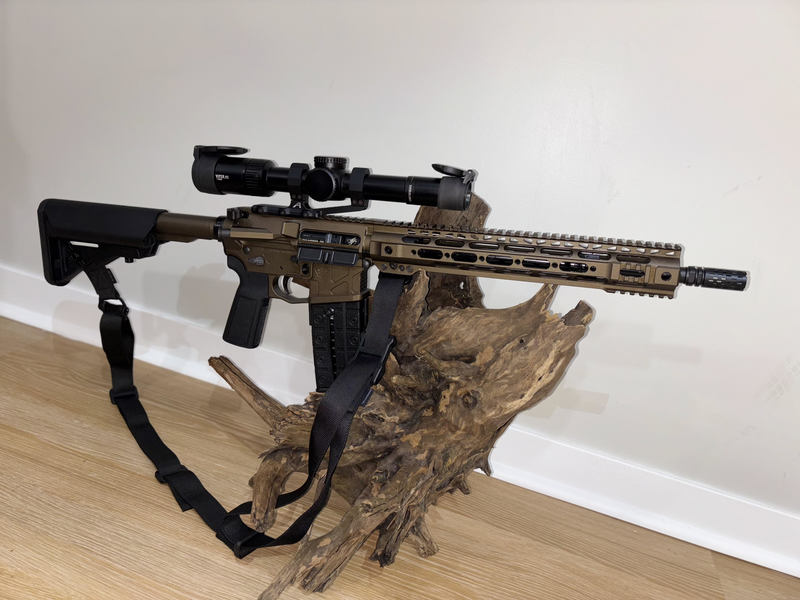 AR-15 in Burnt Bronze | Cerakote