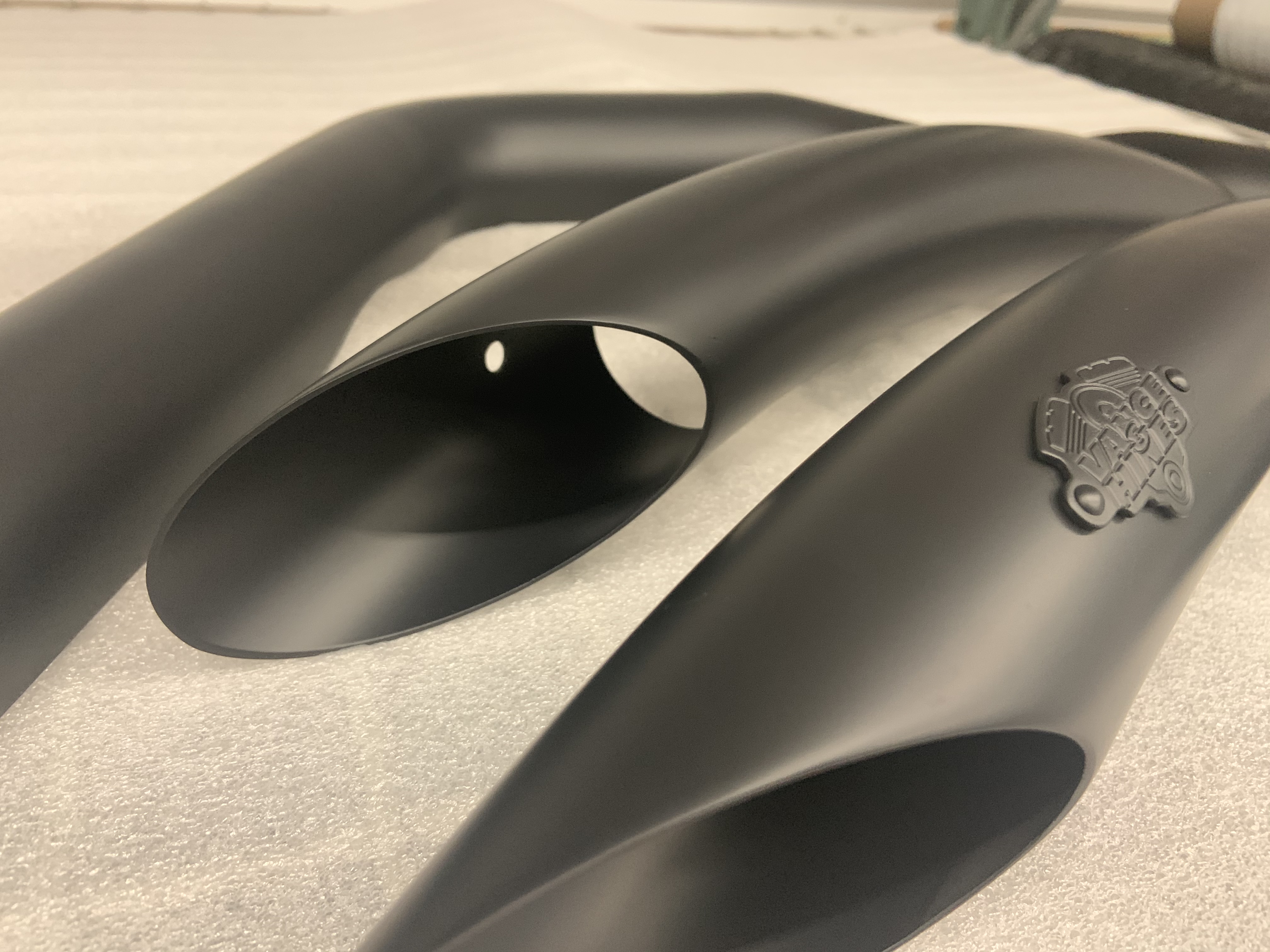 Motorcycle exhaust | Cerakote