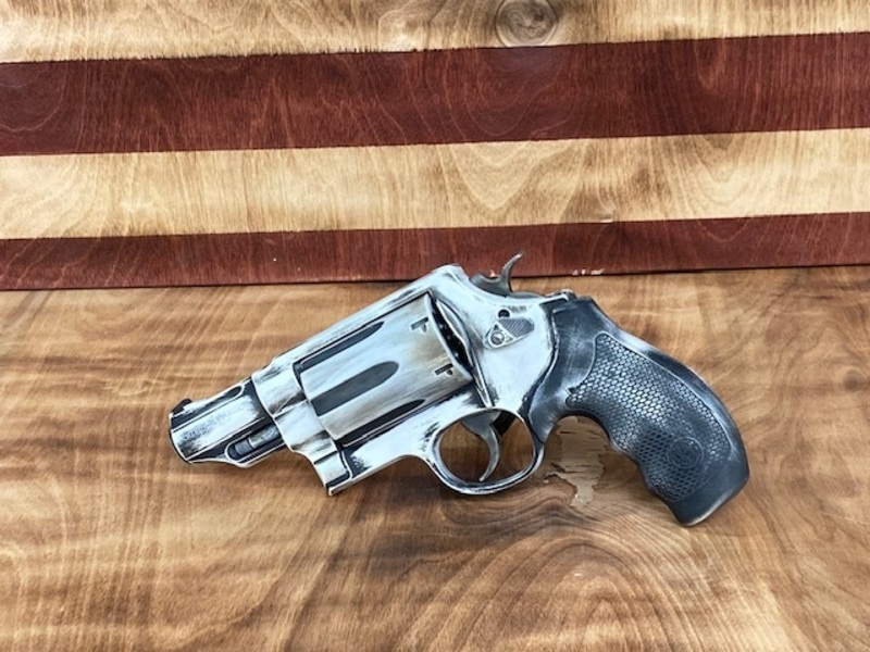 Revolver done in H-190, H-140 and H-267 | Cerakote