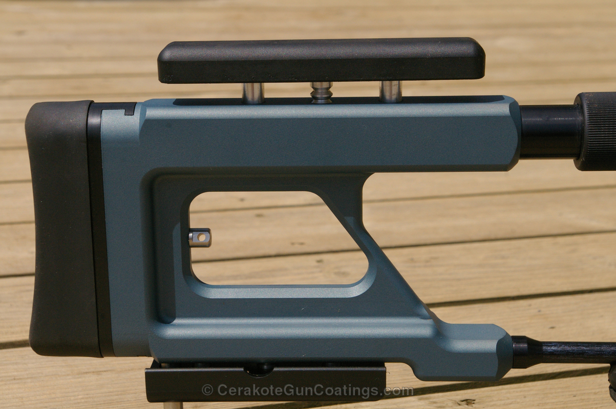 H-185 Blue Titanium with H-190 Armor Black by Mark Twittey | Cerakote