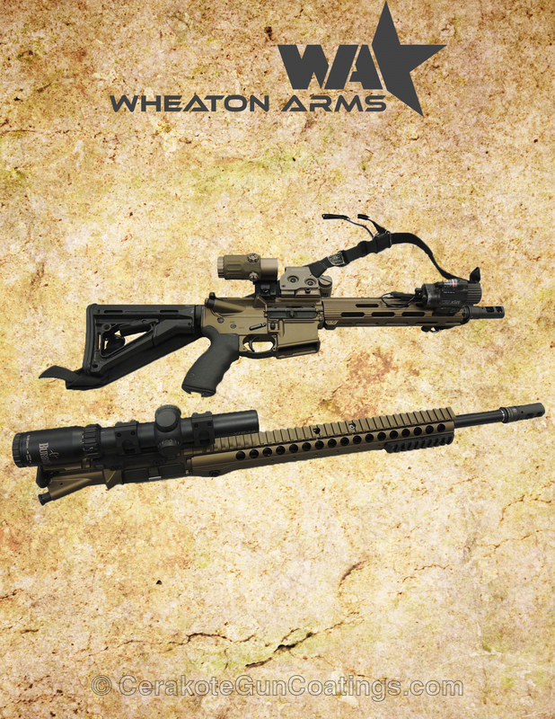 H-148 Burnt Bronze with H-146 Graphite Black by Robbie Wheaton | Cerakote