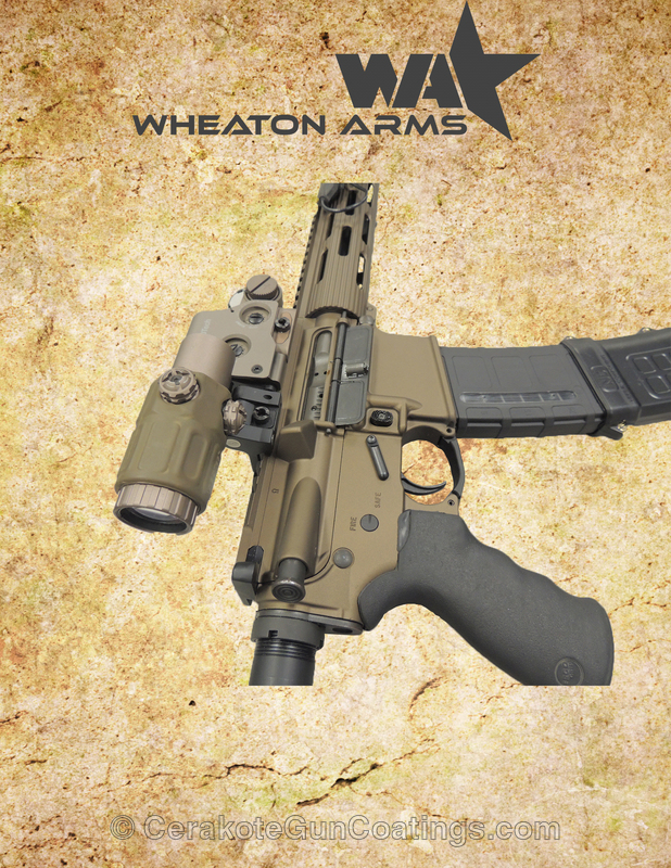 H-148 Burnt Bronze with H-146 Graphite Black by Robbie Wheaton | Cerakote