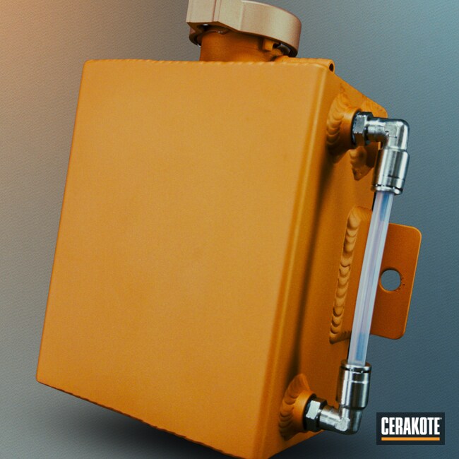 Coolant Reservoir finished with a Tequila Sunrise and Copper Finish ...