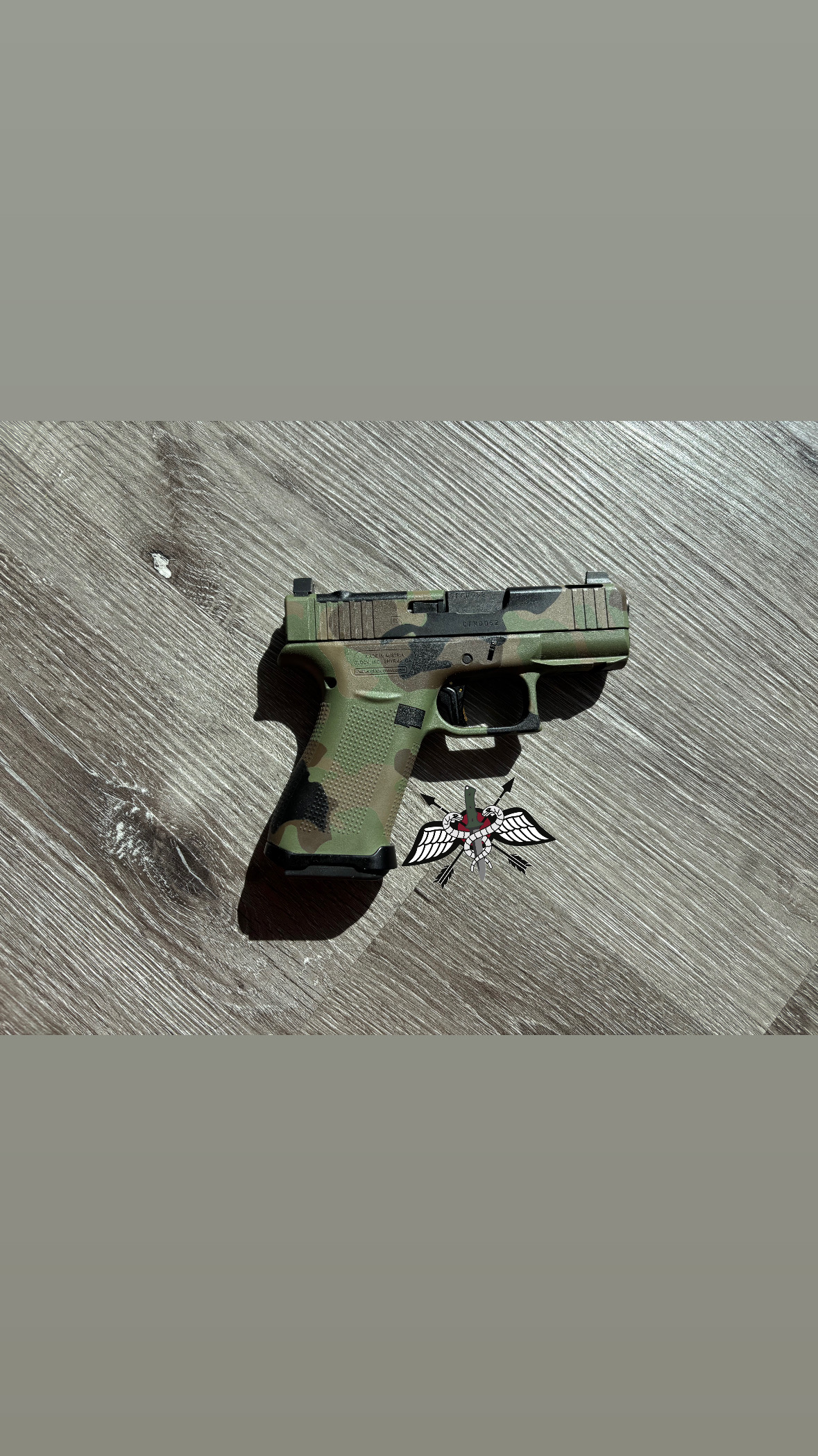 M81camo pistol | Cerakote