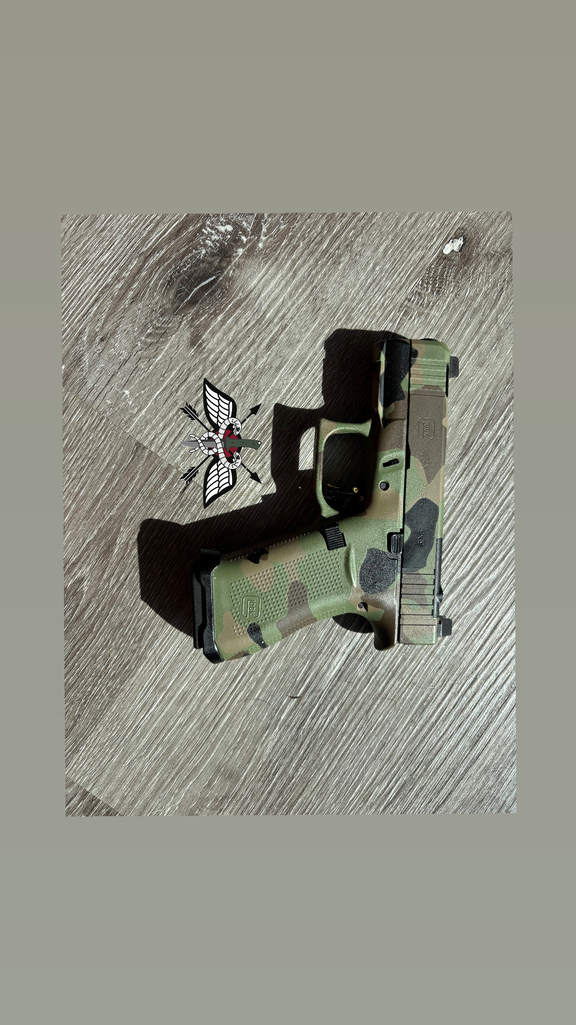 M81camo pistol | Cerakote