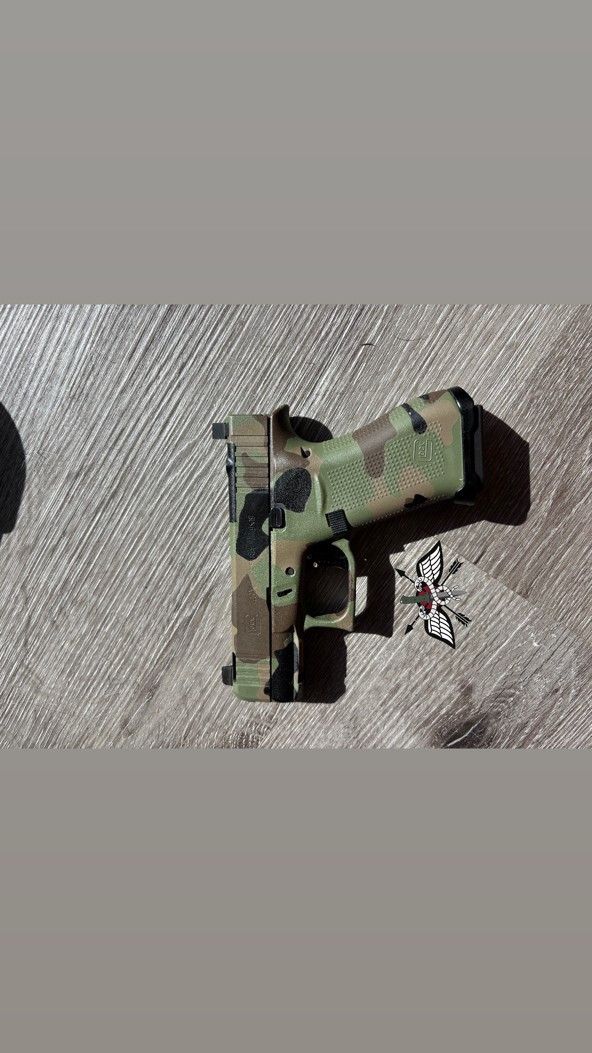 M81camo pistol | Cerakote