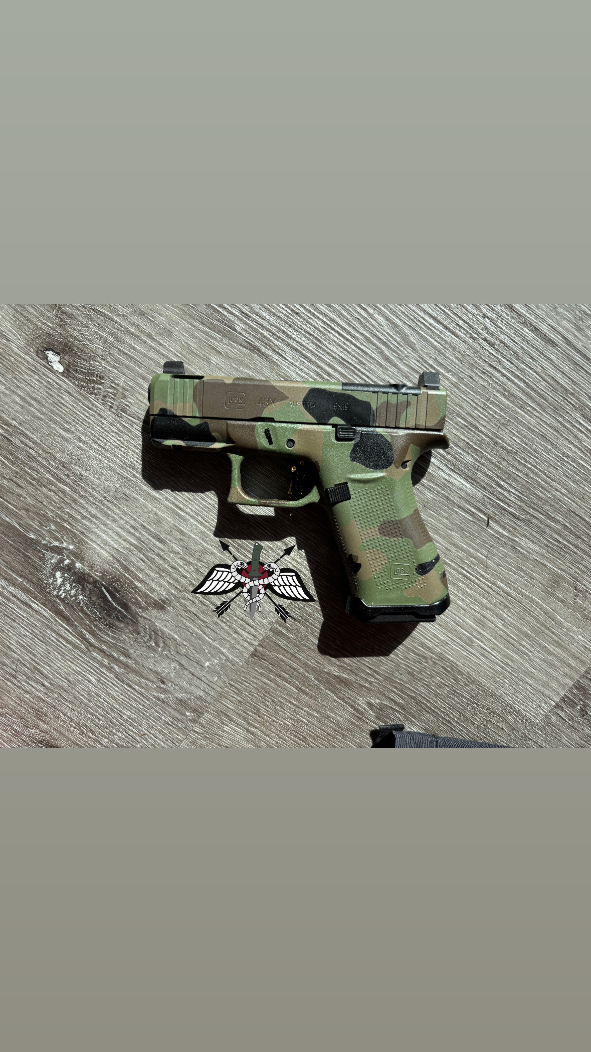 M81camo pistol | Cerakote