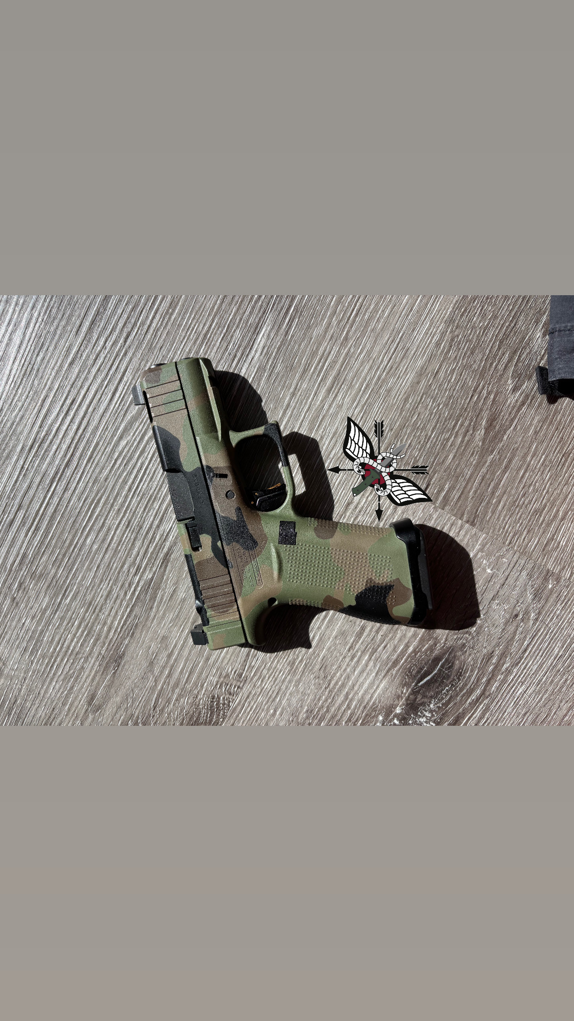 M81camo pistol | Cerakote