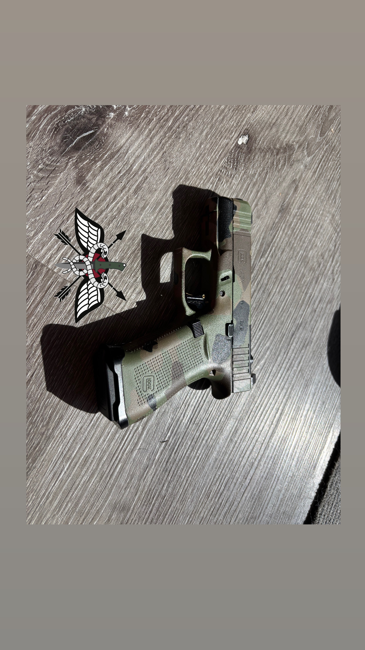 M81camo pistol | Cerakote