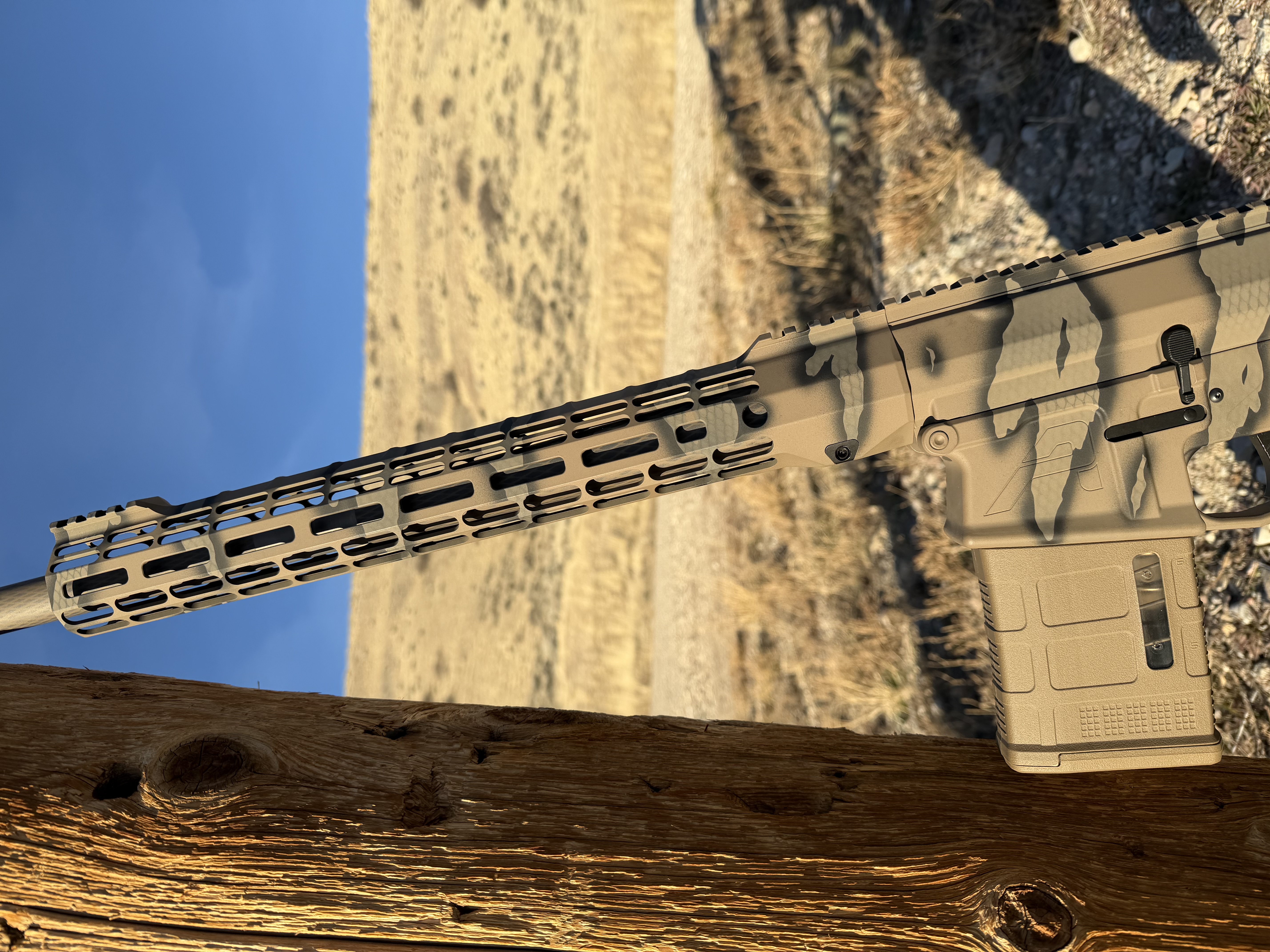 Reptile Camo AR-10 | Cerakote