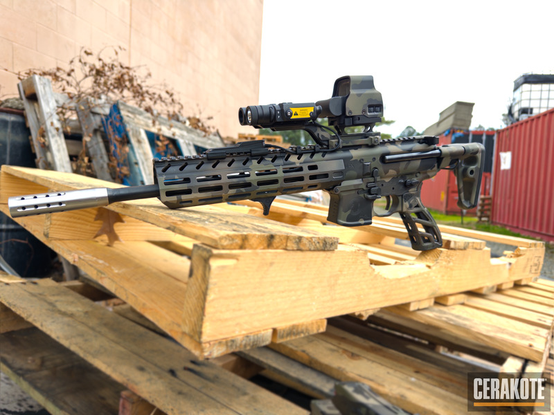 Sig Sauer MPX Custom Camo | Cerakote