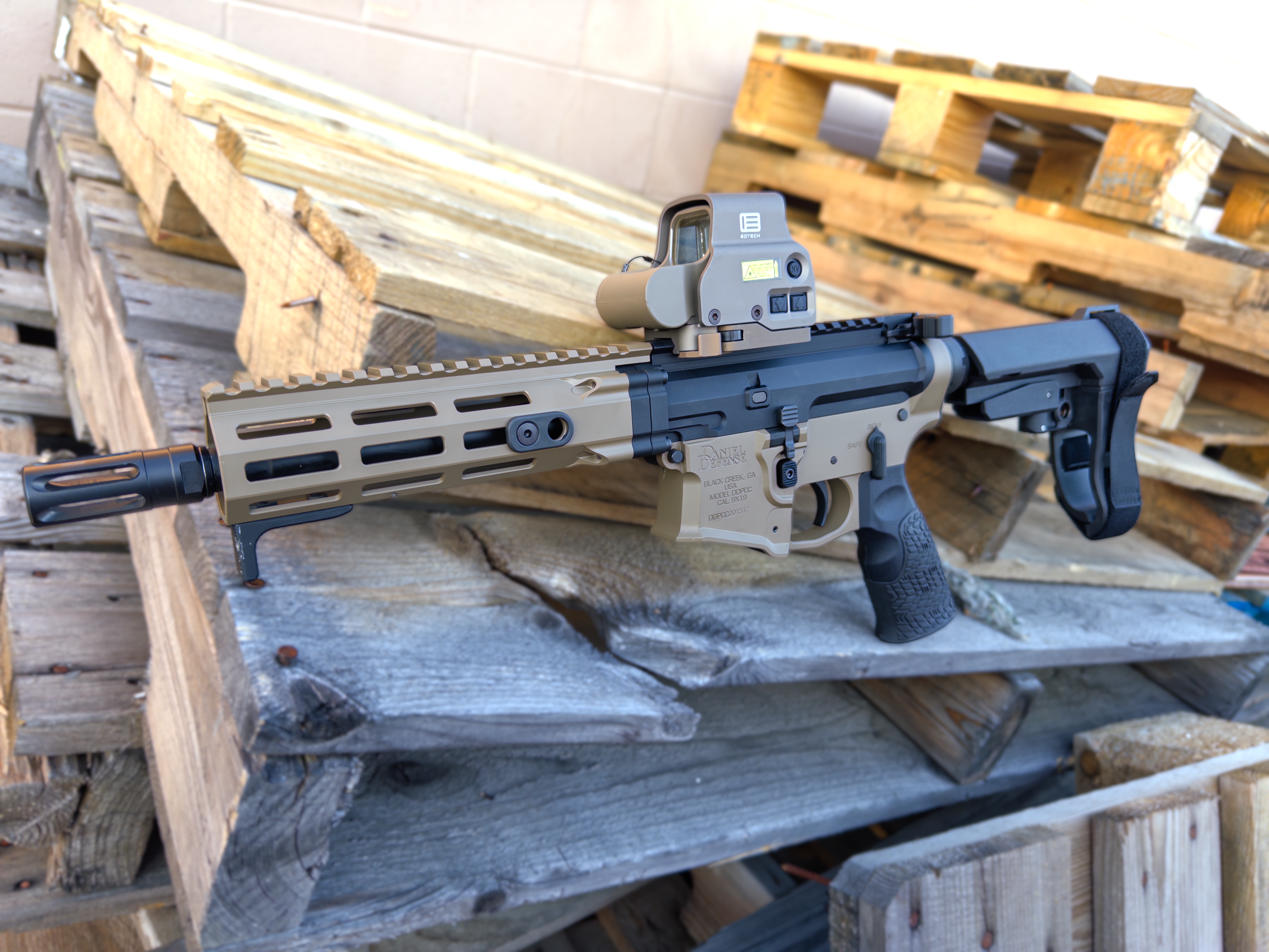 DDPCC Lower & Handguard in FDE | Cerakote
