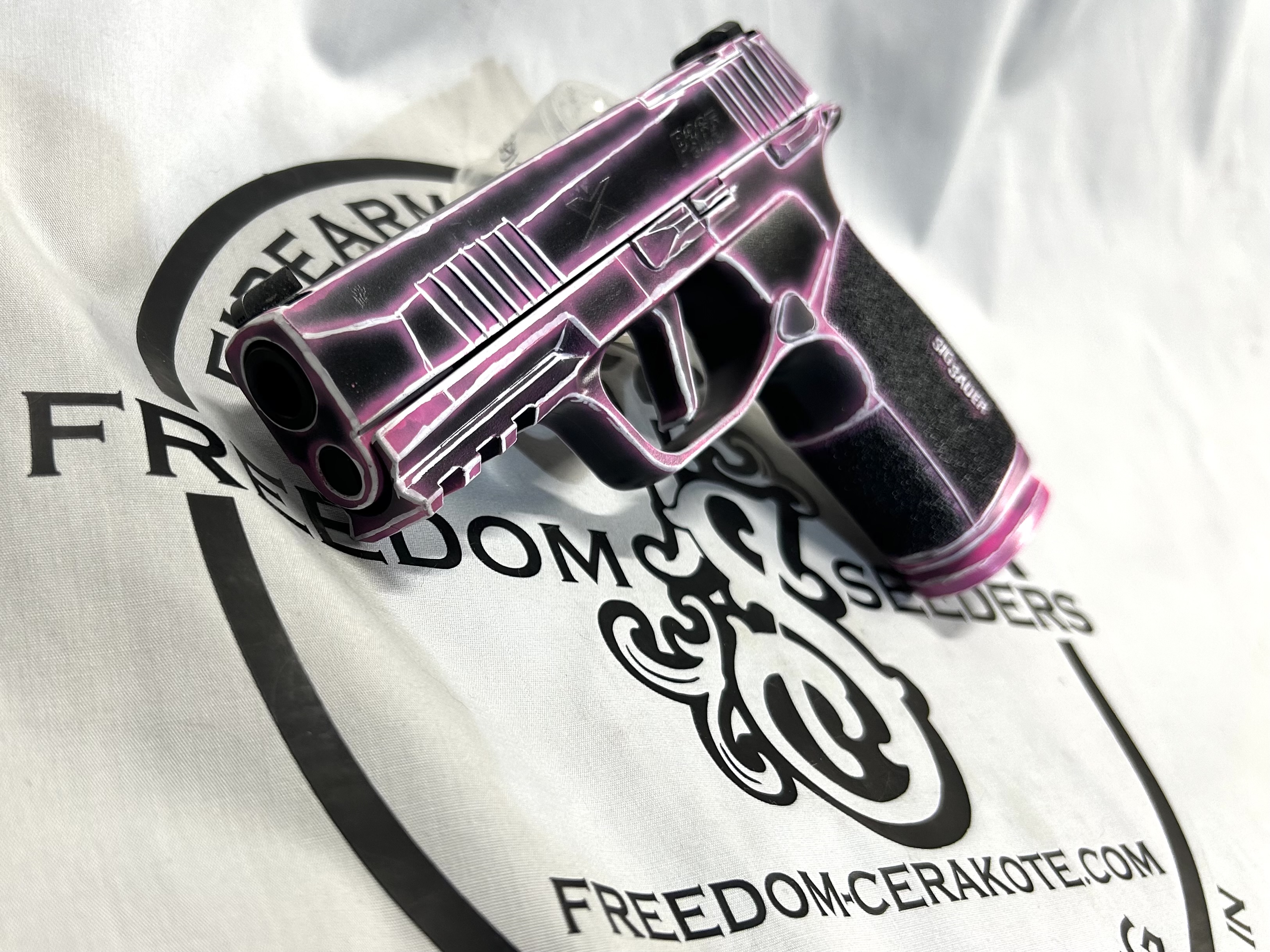 Neon 365 using a Prison Pink, Matte Armor Clear and Graphite Black ...