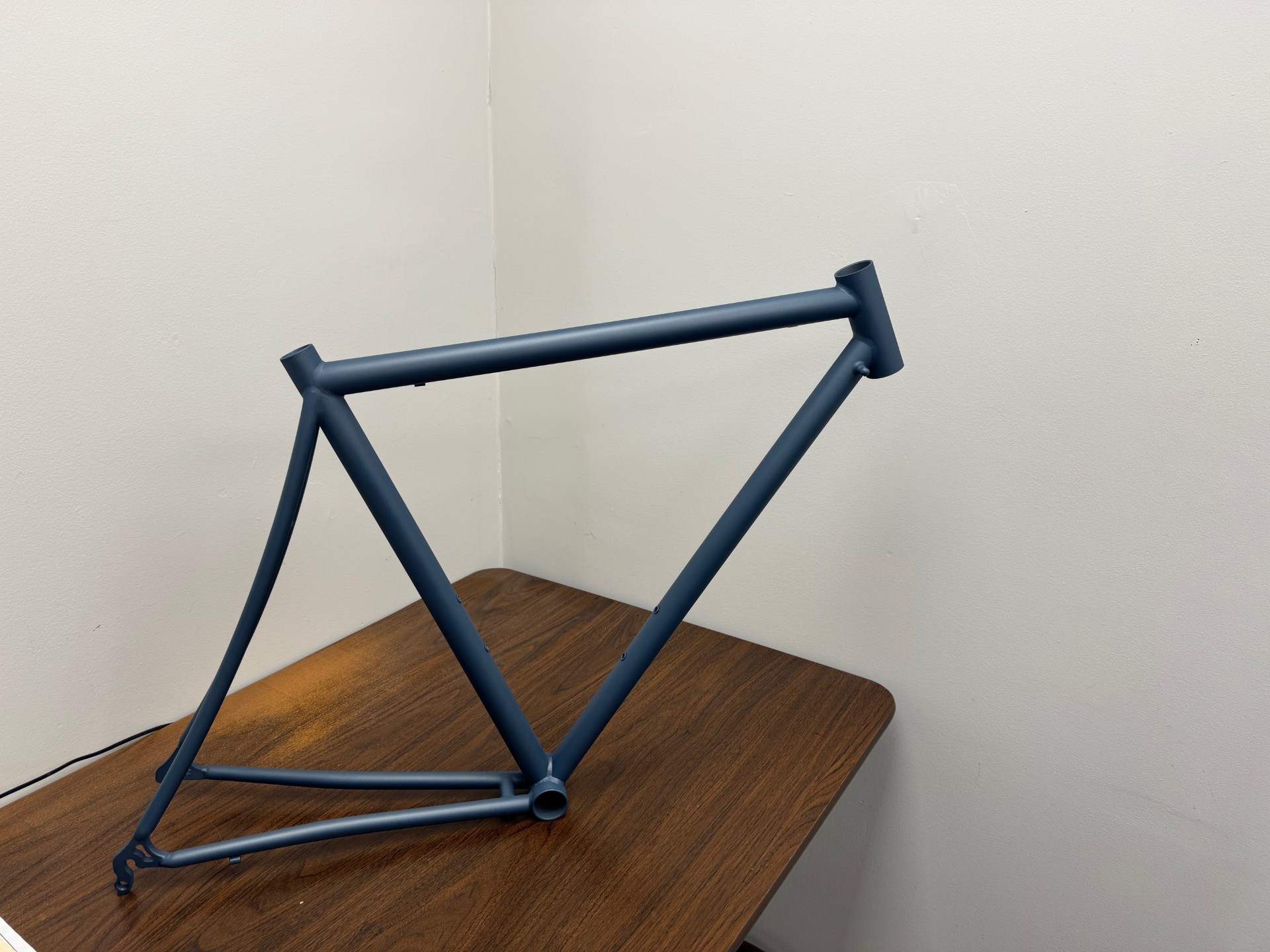 Titanium bike in Titanium Blue | Cerakote