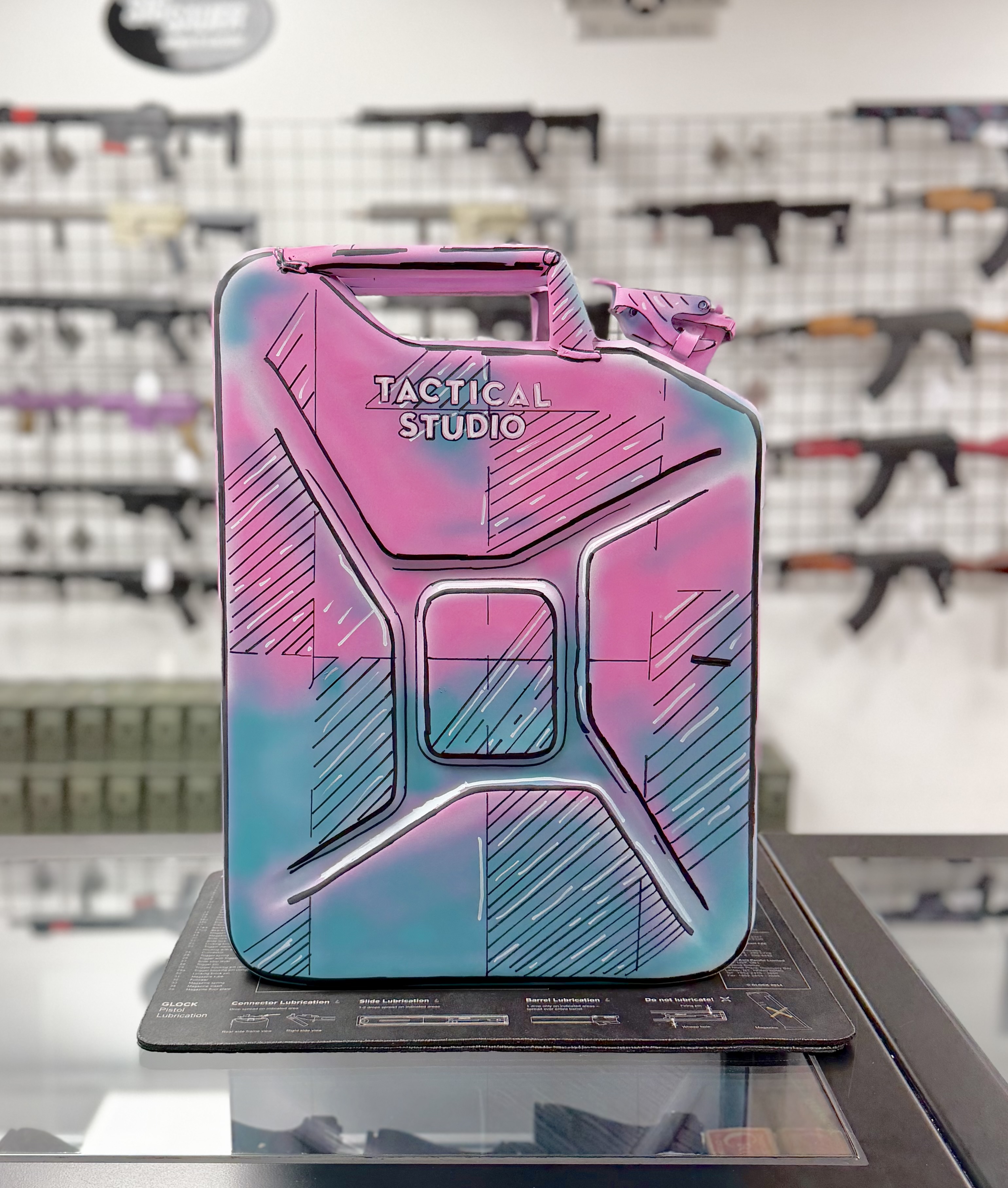 Sketch gas can | Cerakote