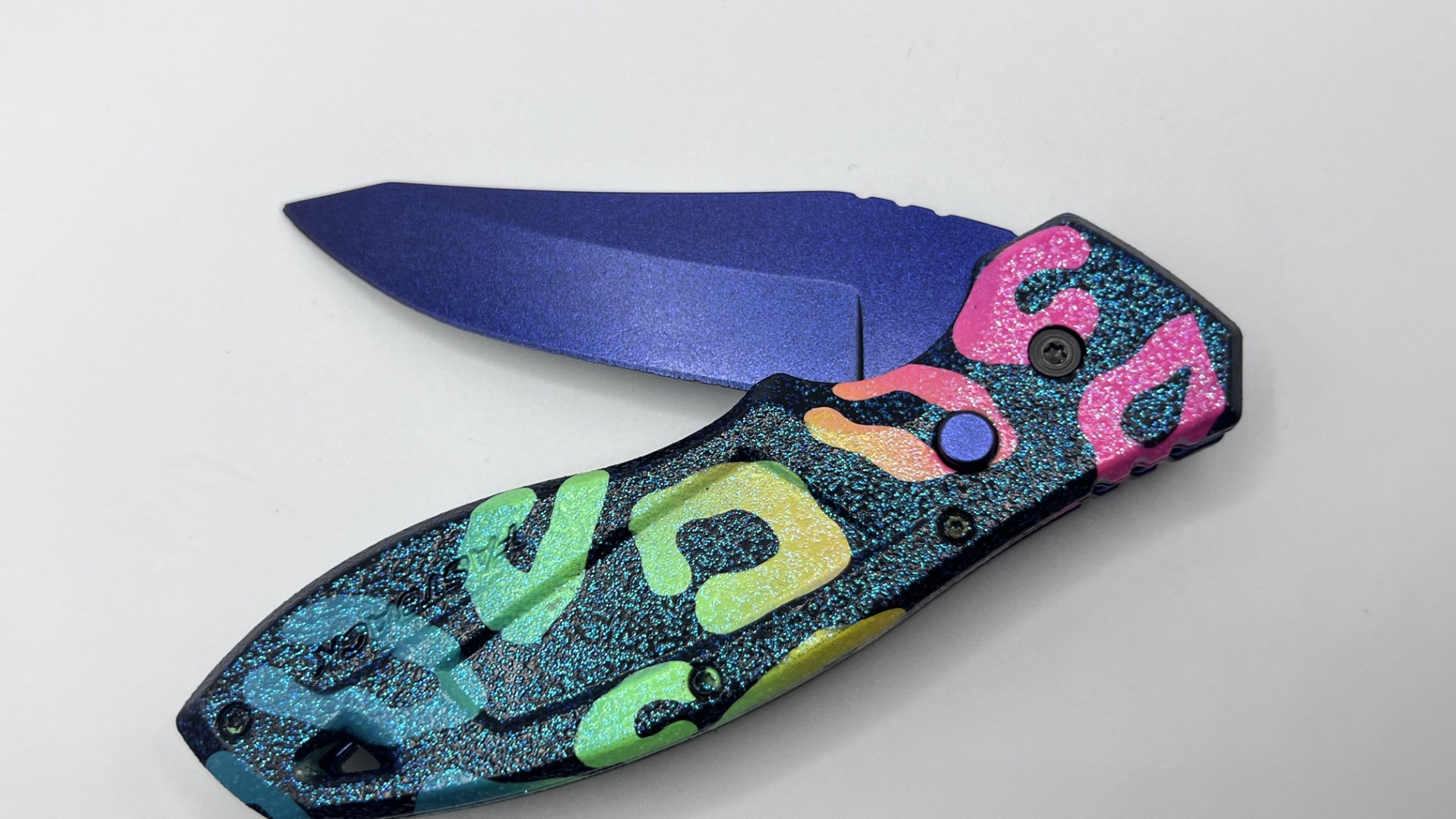 Glitter Knife with FX Mystique | Cerakote