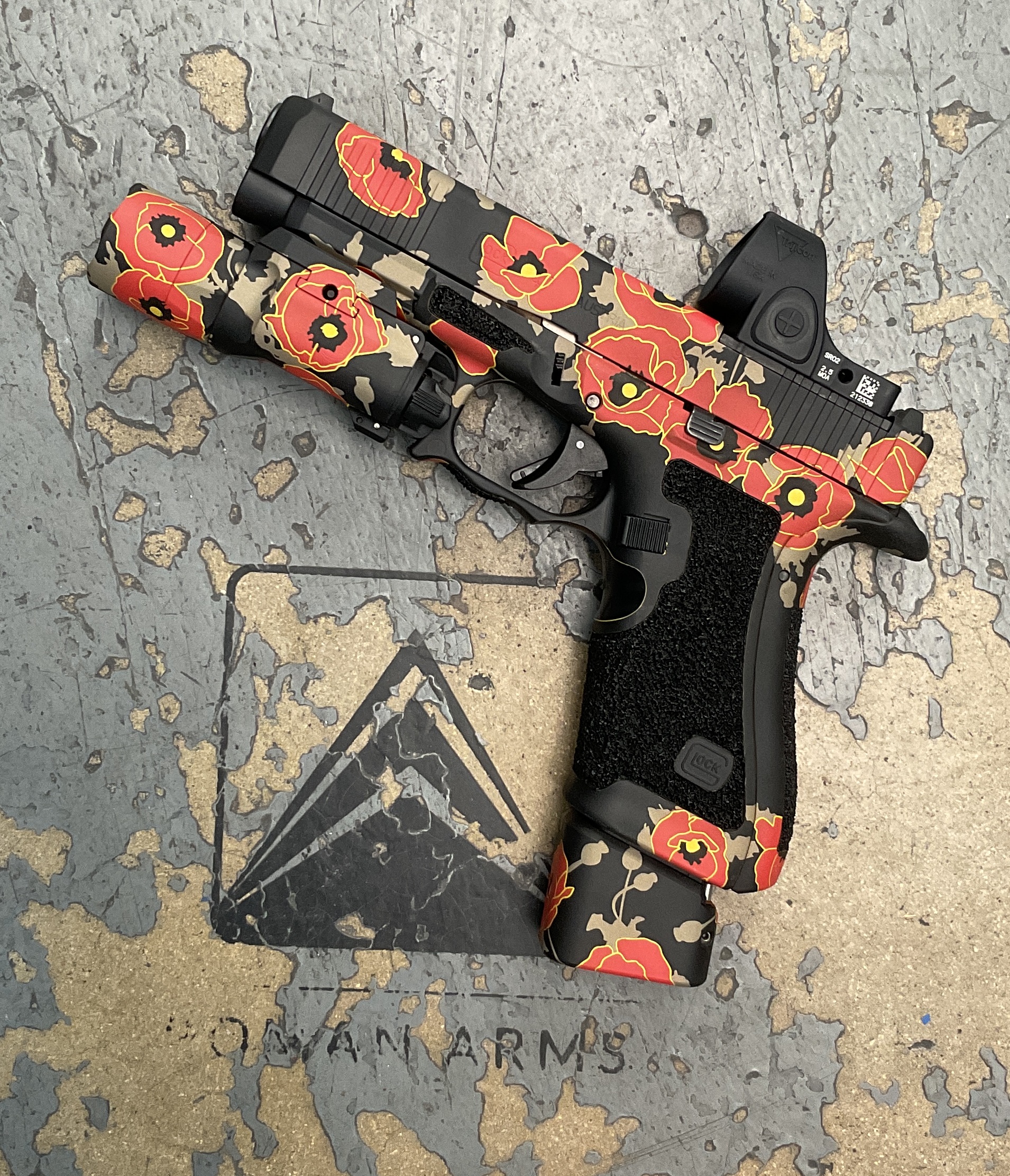 Poppy's Of War with H-317, H-146, H-216 and H-122 | Cerakote