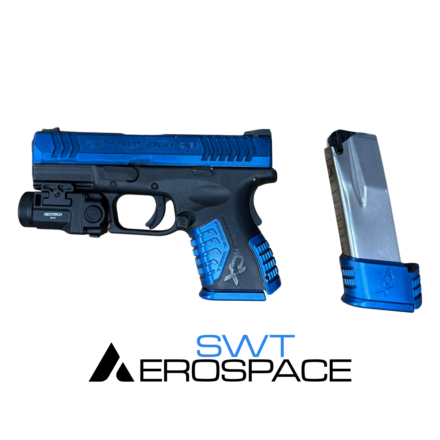 Springfield XD45 Cerakoted in FX Liberty Blue | Cerakote