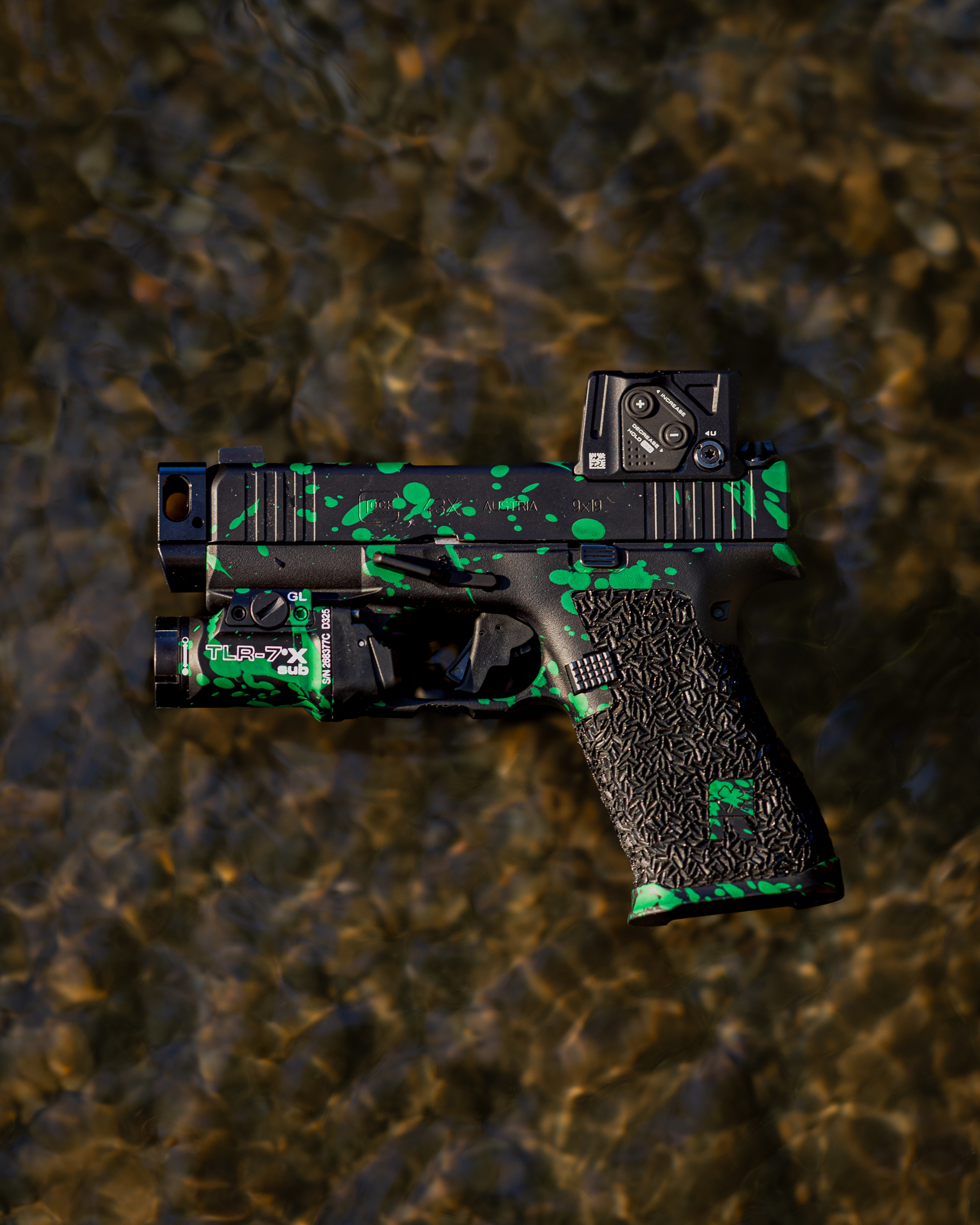 Splatter Glock | Cerakote