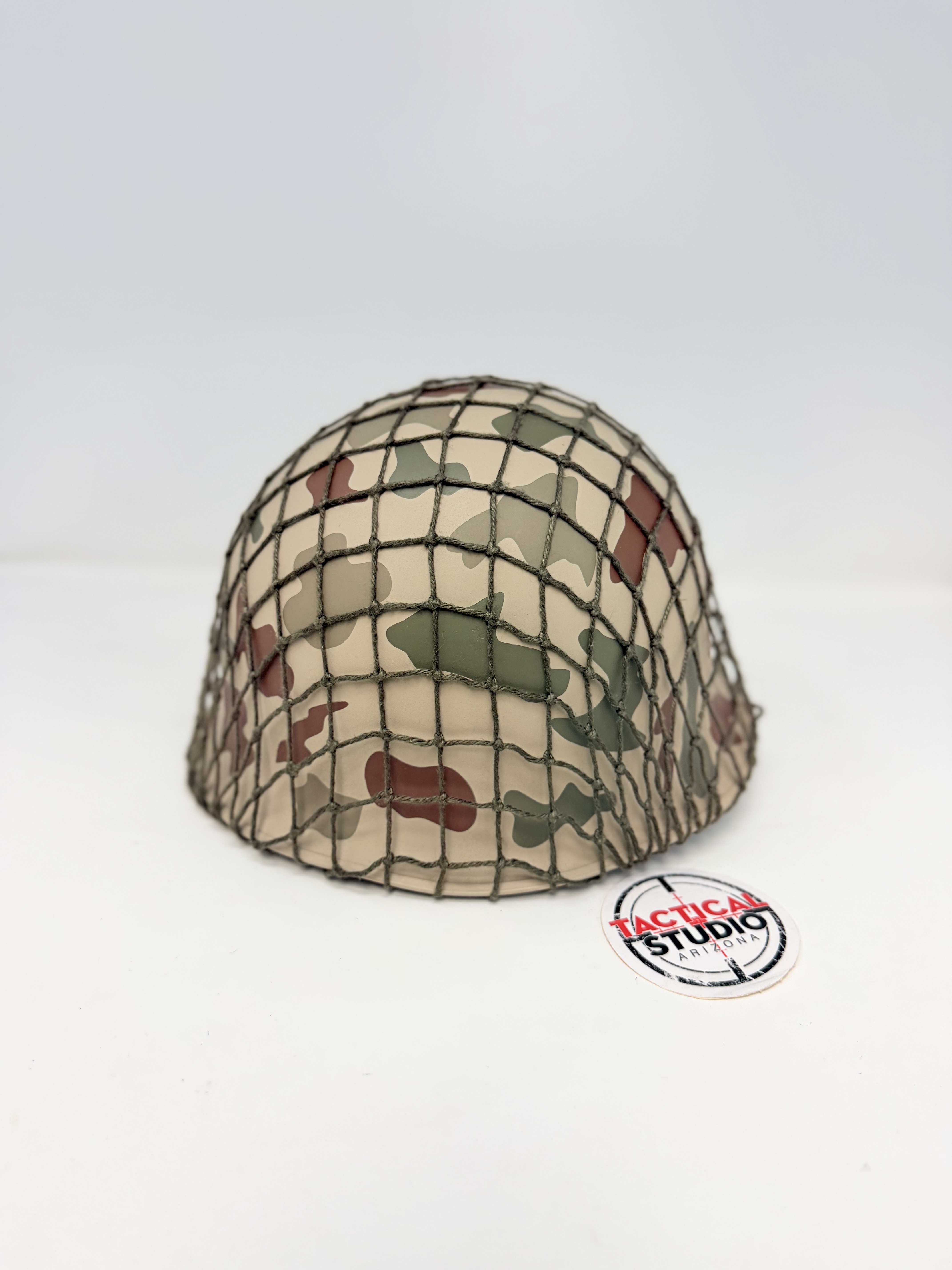 Helmet in frog camo | Cerakote