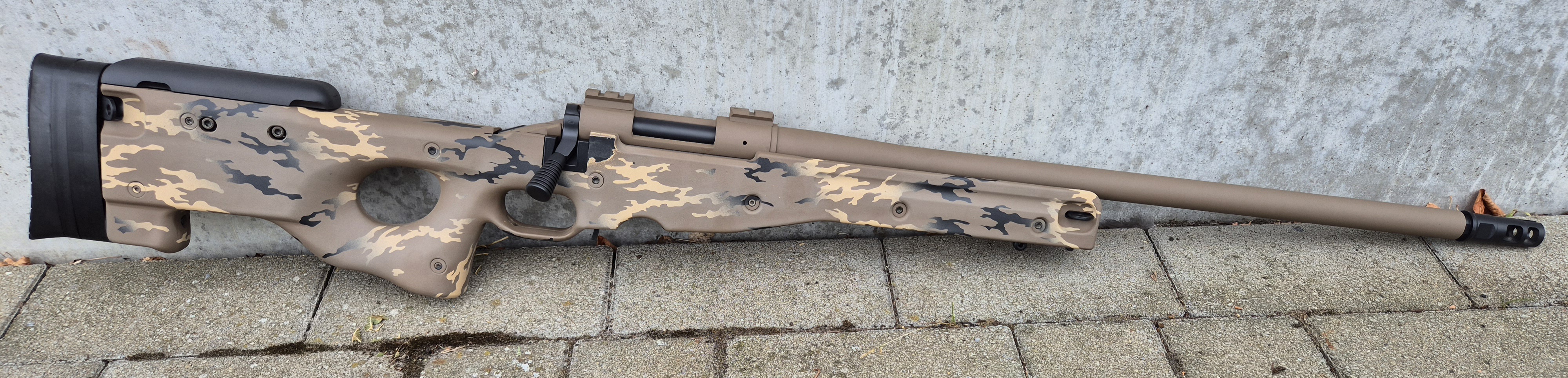 Troy Camo finished in a Troy® Coyote Tan, Desert Sand and Blackout ...