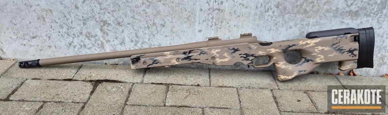 Troy Camo finished in a Troy® Coyote Tan, Desert Sand and Blackout ...