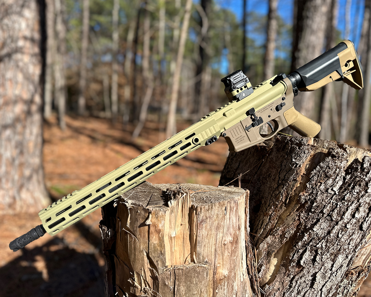 FDE coated with a Coyote Tan, Patriot Brown, Ruby Red and Stormtrooper ...