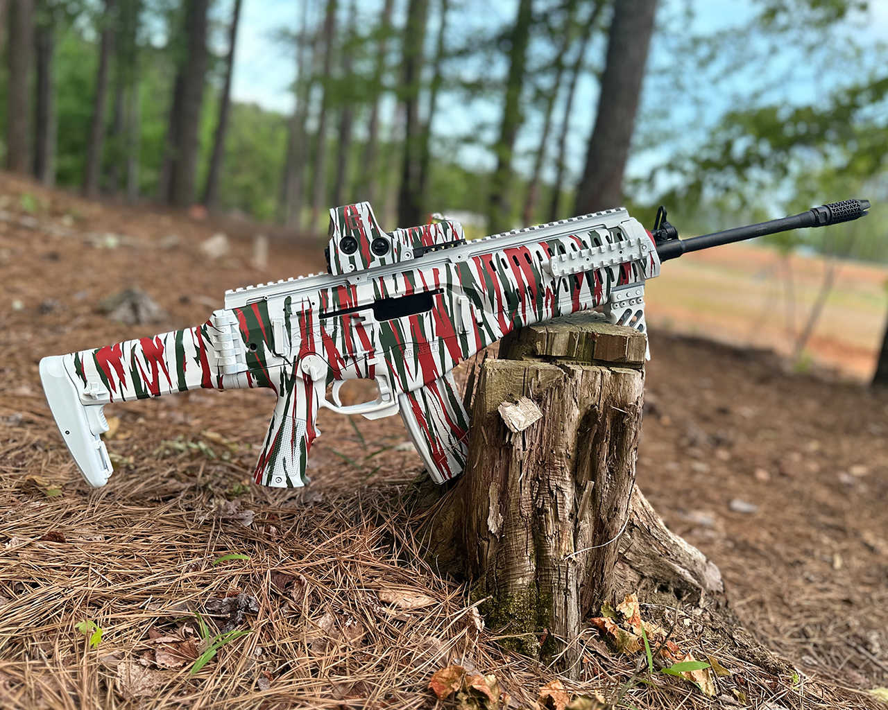 Arx finished with a Stormtrooper White, Jesse James Eastern Front Green ...