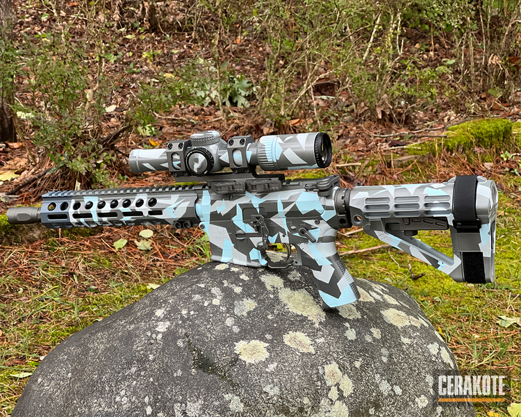 Splinter Ar Pistol coated in a Kel-Tec® Navy Blue, Armor Black ...