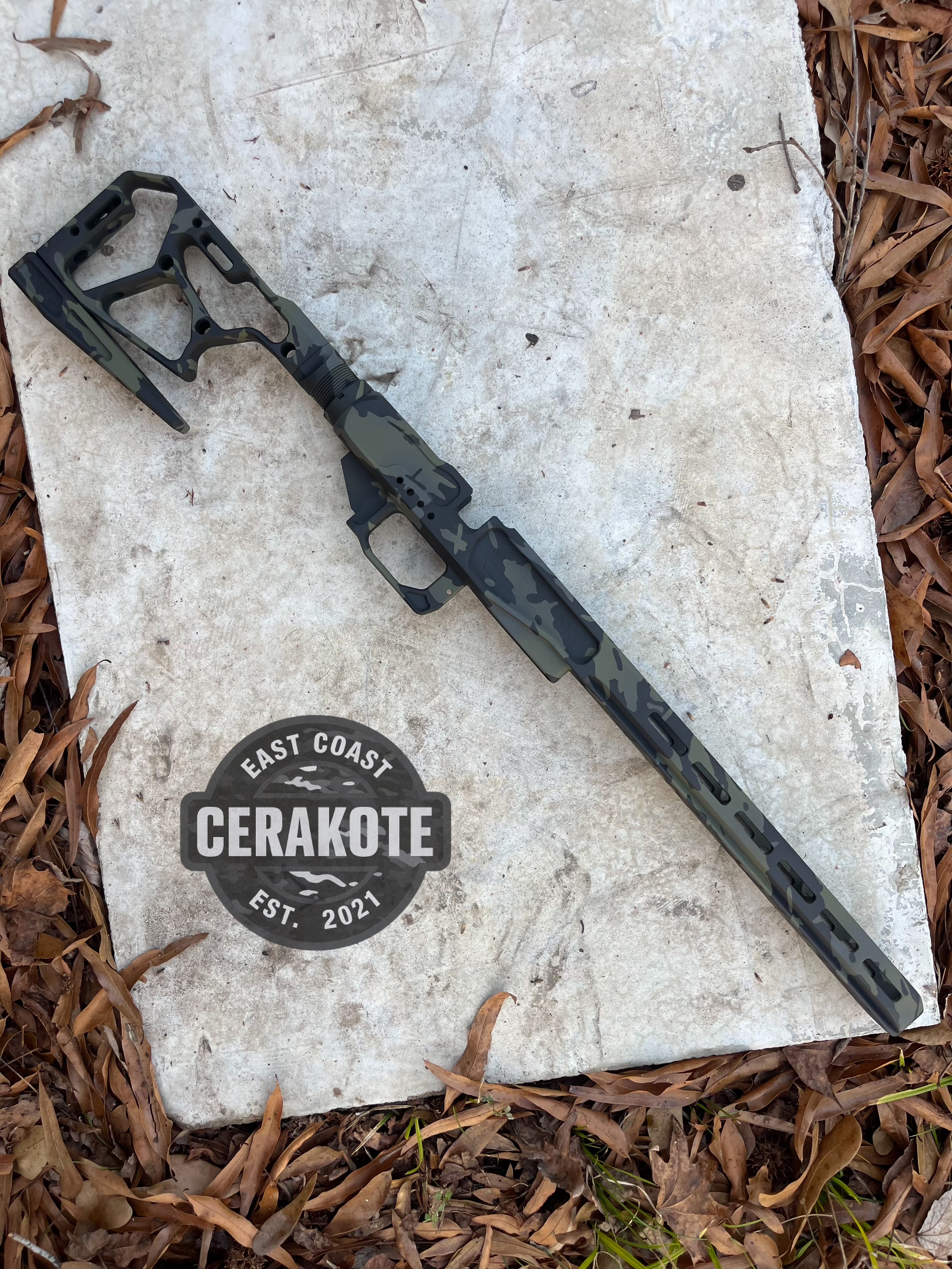 Black MultiCam XLR Chassis | Cerakote