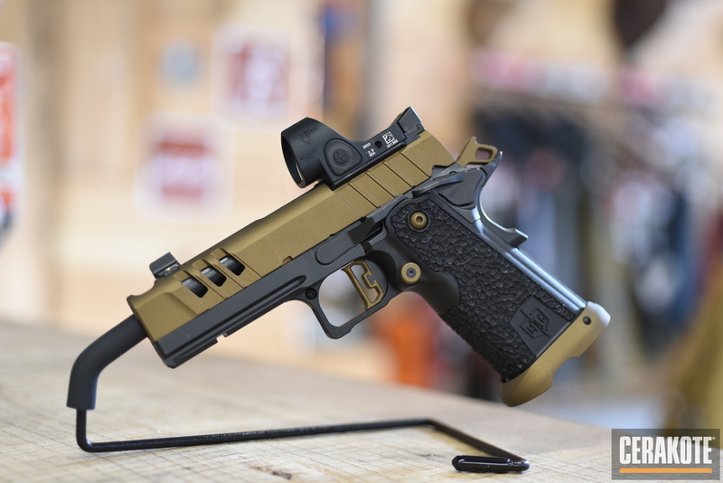 Burnt Bronze Two Tone Mac 9 DS Comp | Cerakote
