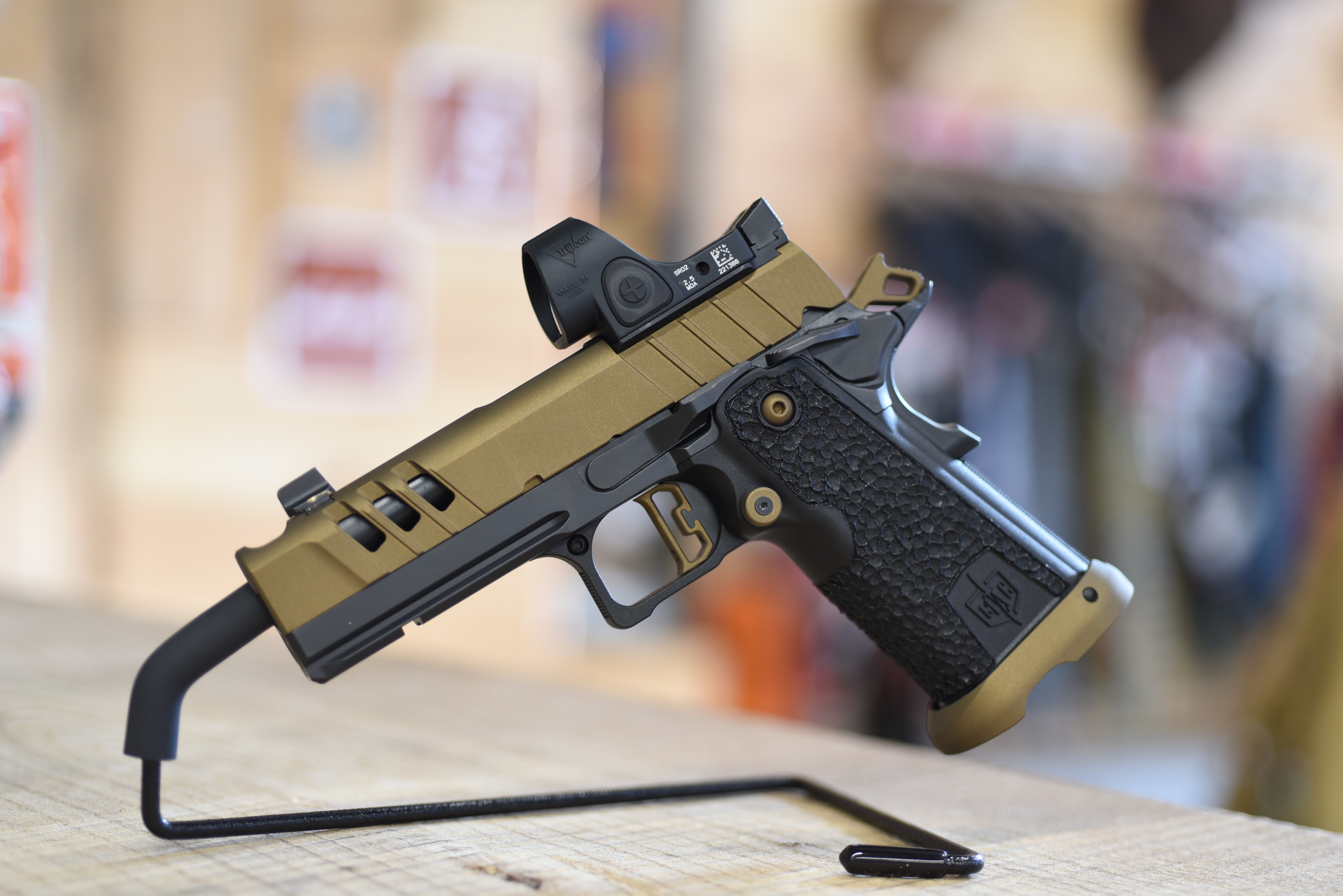 Burnt Bronze Two Tone Mac 9 DS Comp | Cerakote