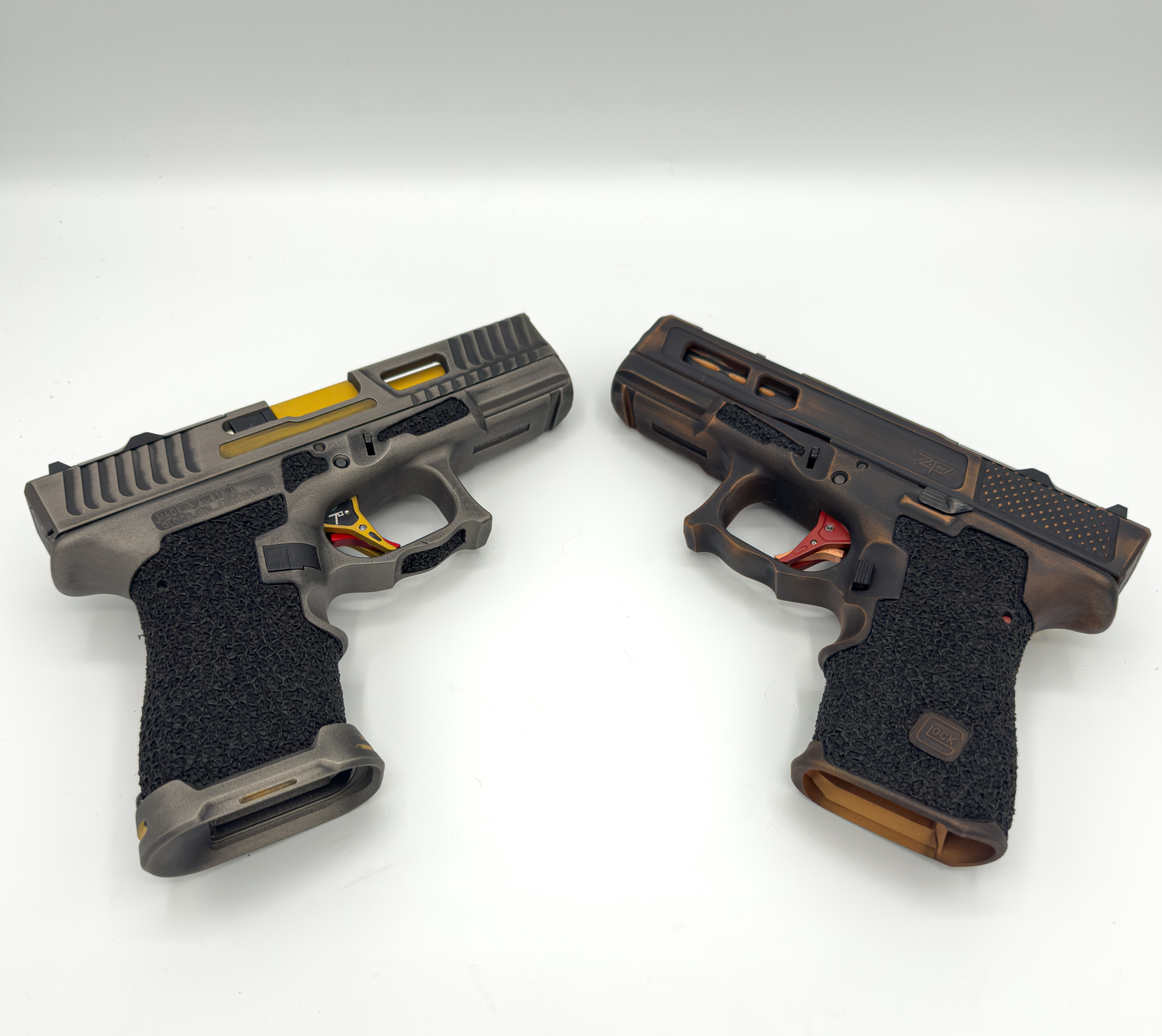 Distressed Glock 19s | Cerakote