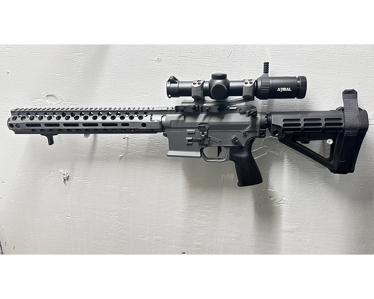 Ar Pistol Build coated in Concrete, Armor Black, Ruby Red and ...