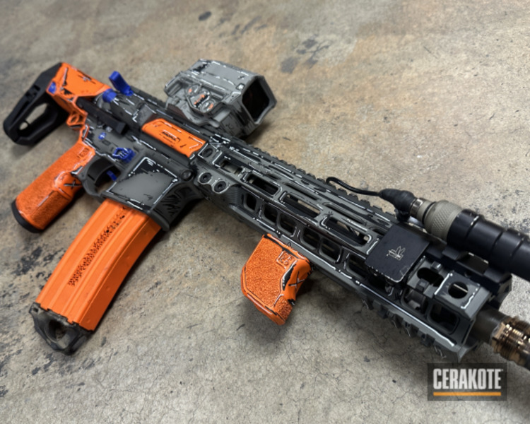 Cel Shaded 4 color AR Pistol | Cerakote