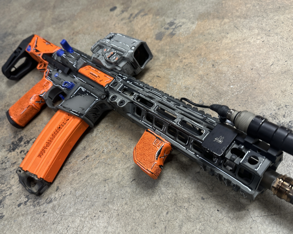 Cel Shaded 4 color AR Pistol | Cerakote