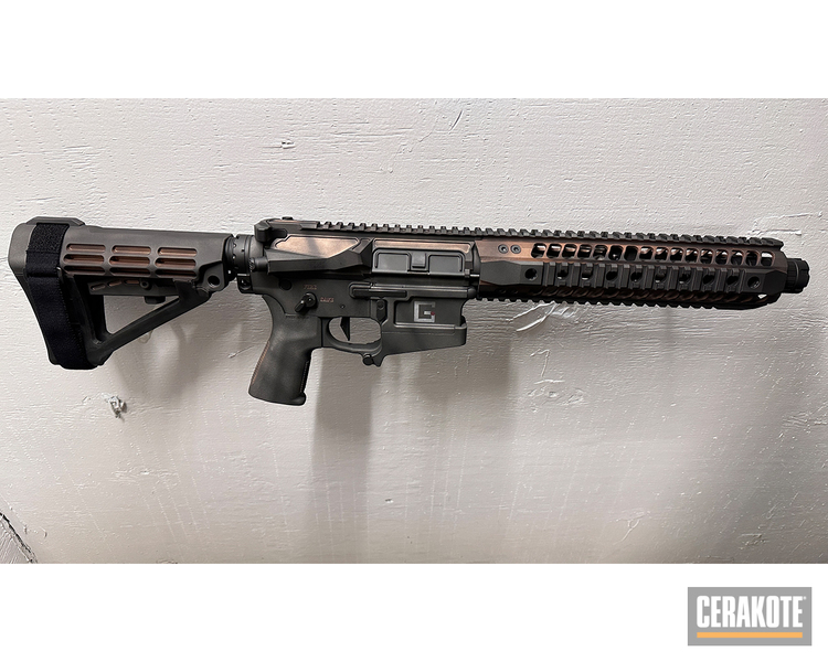 Ar Pistol finished with H-297, H-146, H-237, H-306 and V-139 | Cerakote