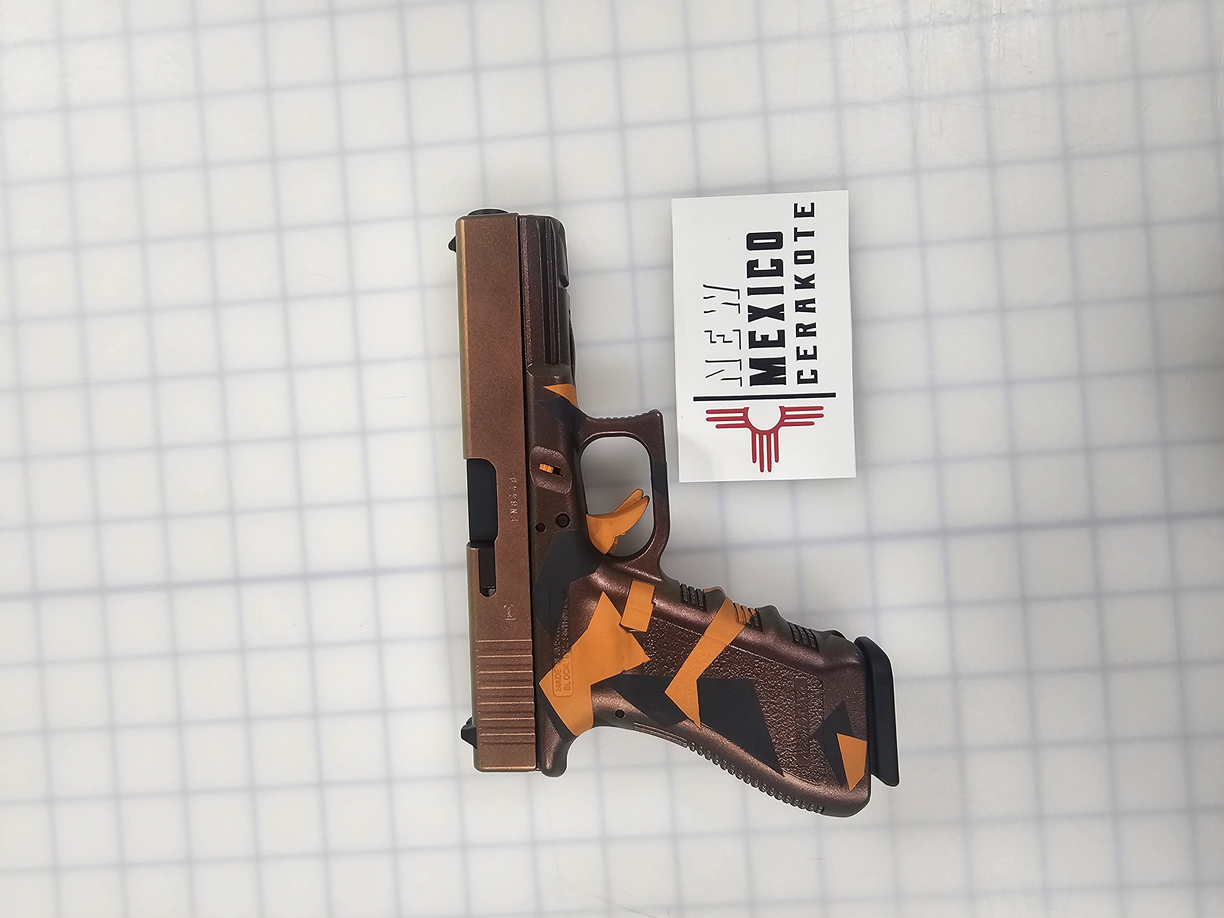 Glock 17 using Cerakote Fx Riot, High Gloss Armor Clear, Tequila ...