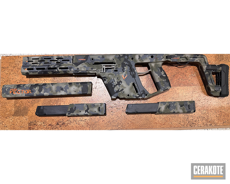 Kriss Vector using Hunter Orange, Armor Black, Sniper Grey ...