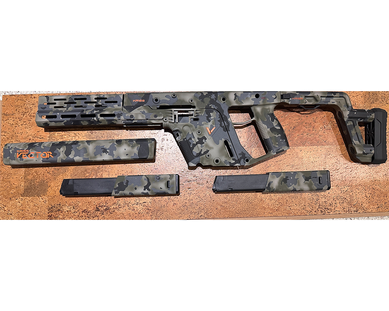 Kriss Vector using Hunter Orange, Armor Black, Sniper Grey ...