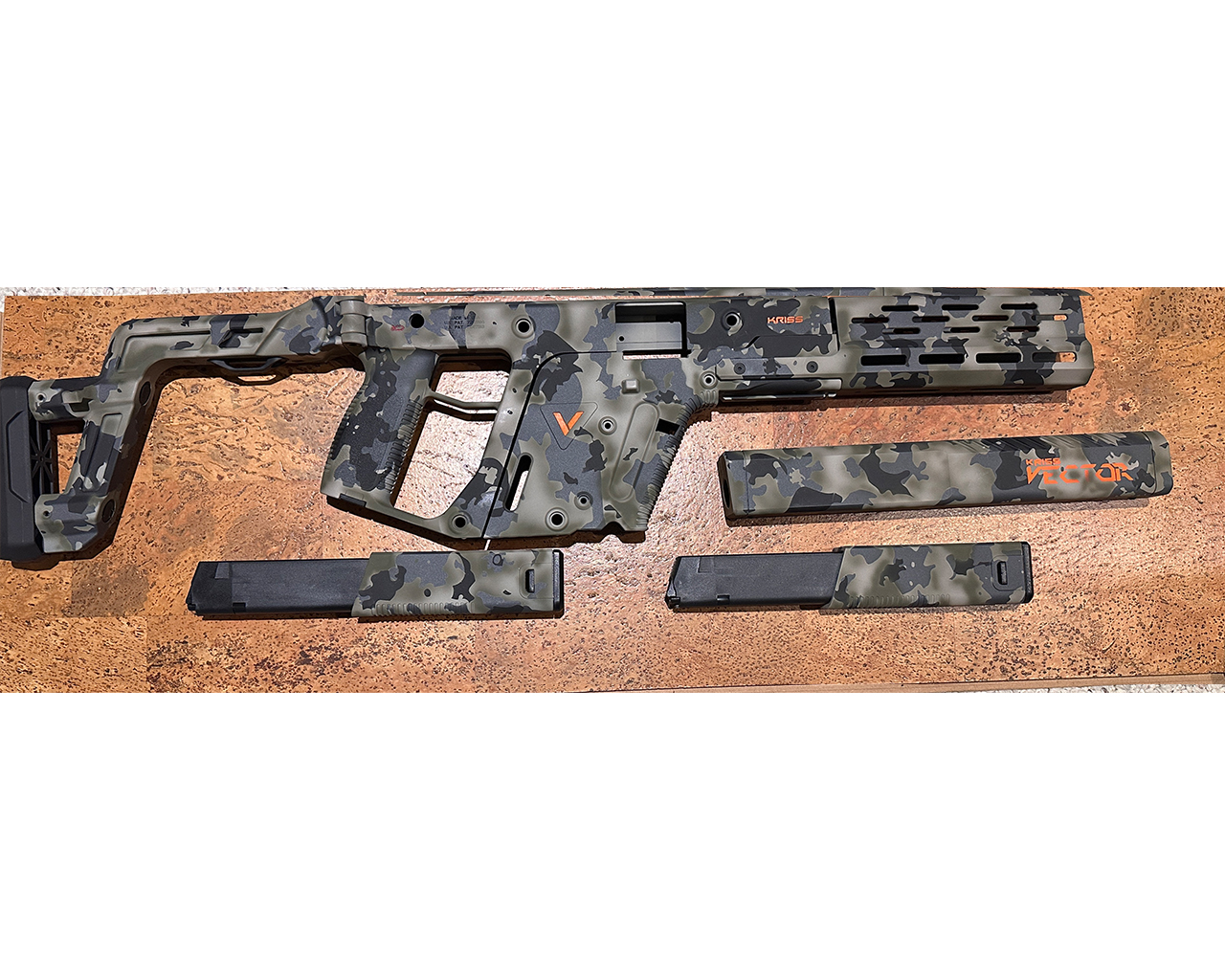 Kriss Vector using Hunter Orange, Armor Black, Sniper Grey ...
