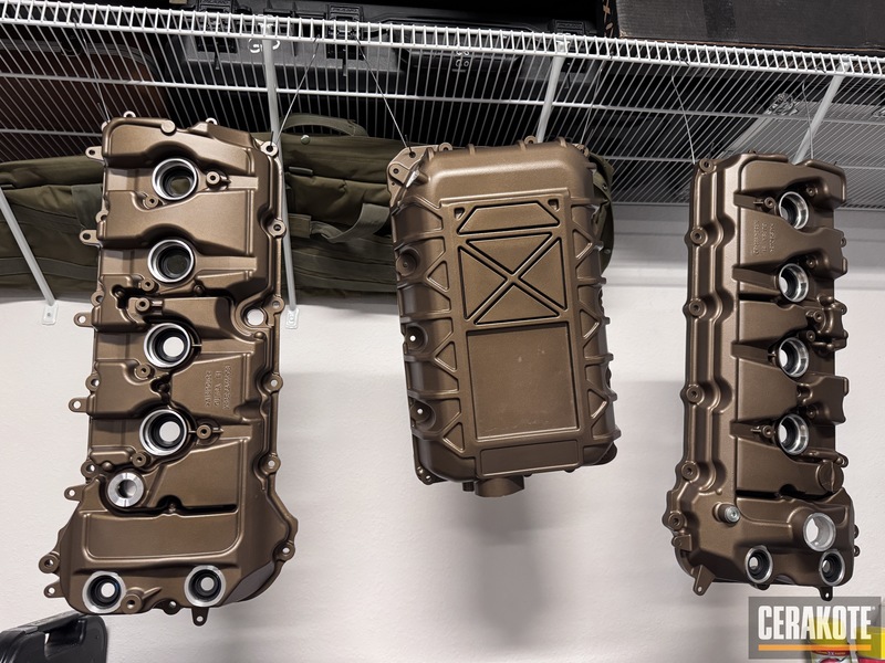 GT 500 Valve covers and Super charger lid | Cerakote