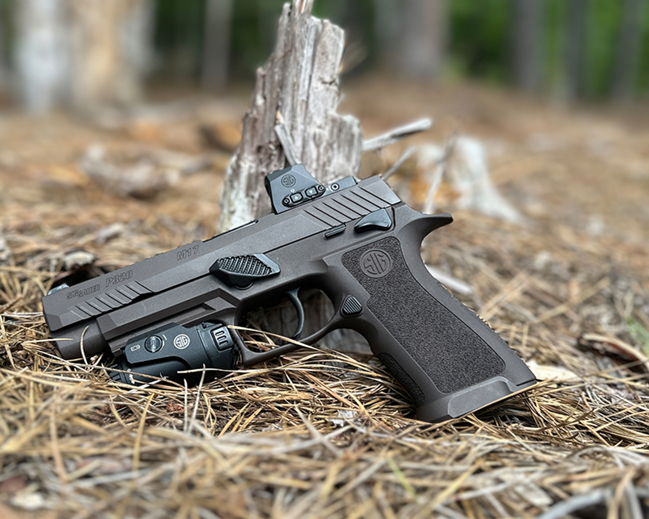 P320 featuring Vortex® Bronze and Armor Black | Cerakote