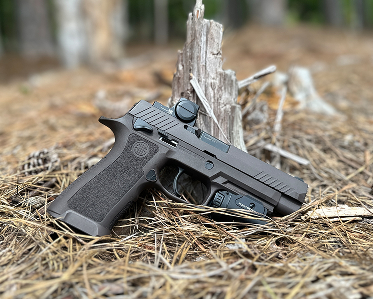 P320 featuring Vortex® Bronze and Armor Black | Cerakote