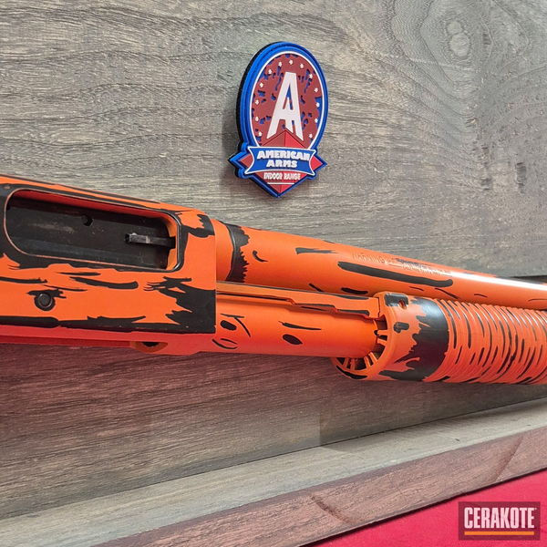 Cel shaded Maverick 12ga | Cerakote