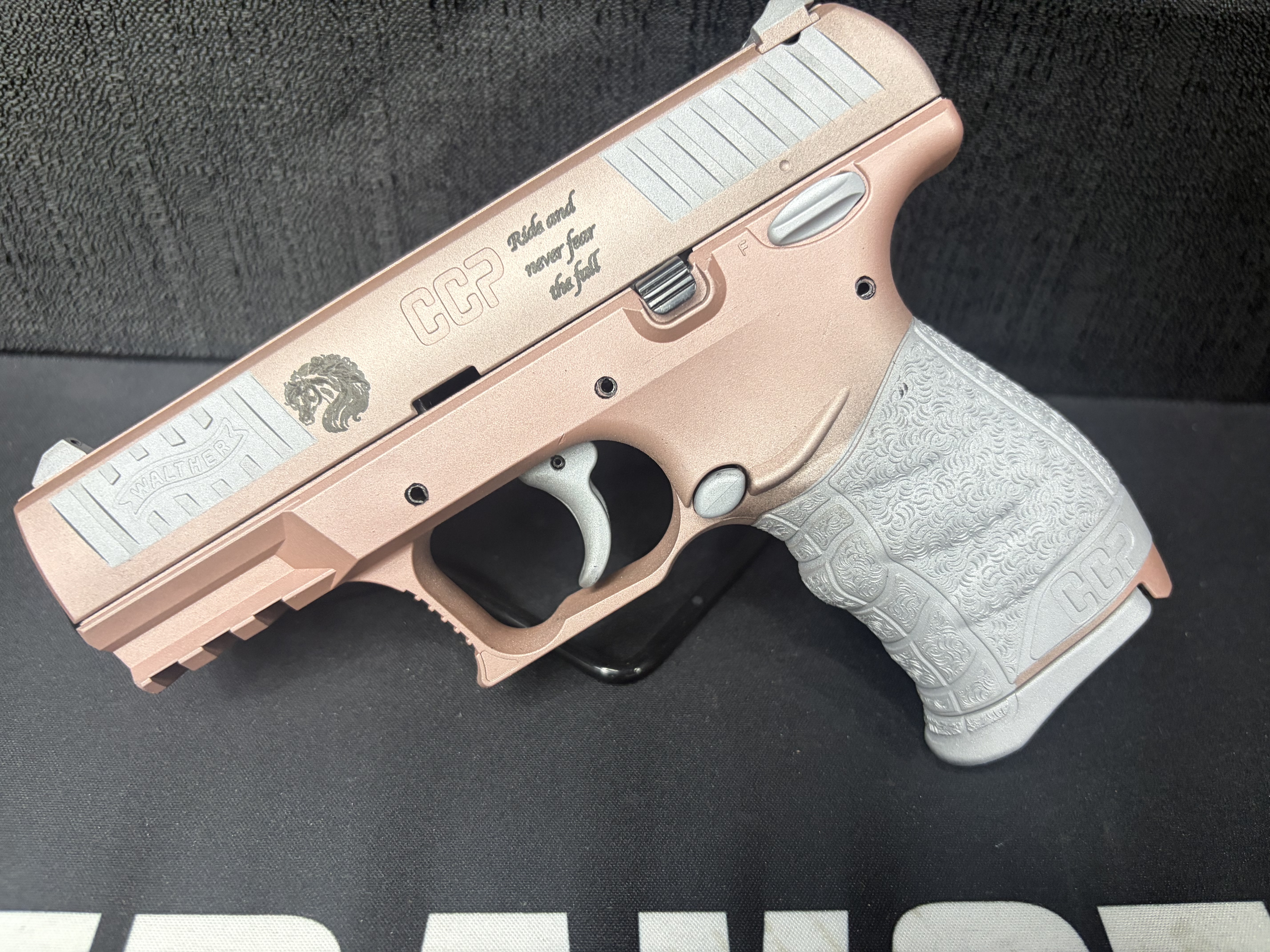 Ccp featuring Rose Gold and Crushed Silver | Cerakote